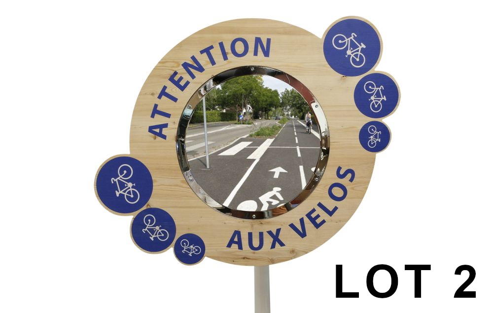 Miroir de circulation routière - Gamme Citymir Piste Cyclable - Miroirs ...